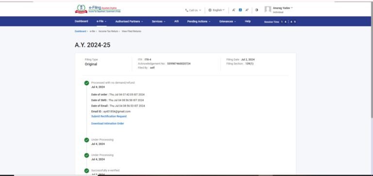 Income Tax Refund- How to check online income tax refund status For FY ...
